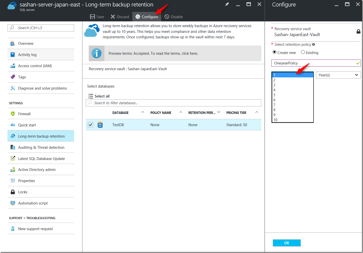 Microsoft Azure SQL Database ประกาศรองรับการสำรองข้อมูลย้อนหลังได้ถึง 10 ปี – TechTalkThai