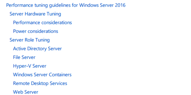 Microsoft แจก Windows Server 2016 Performance Tuning Guide ให้ศึกษากัน ...