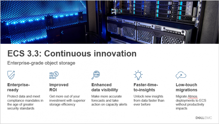 Dell EMC Elastic Cloud Storage 3.3 ออกแล้ว ตอบโจทย์การทำ Compliance และ ...