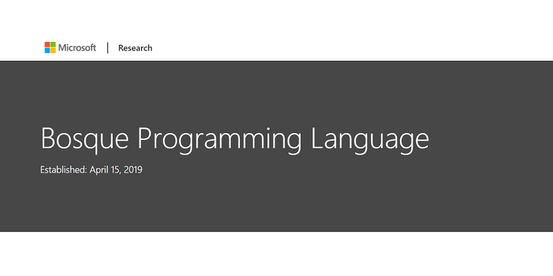 Microsoft เปิดตัวภาษา Bosque เขียนโปรแกรมแบบไม่มี Loop ได้แรงบันดาลใจจาก TypeScript – TechTalkThai