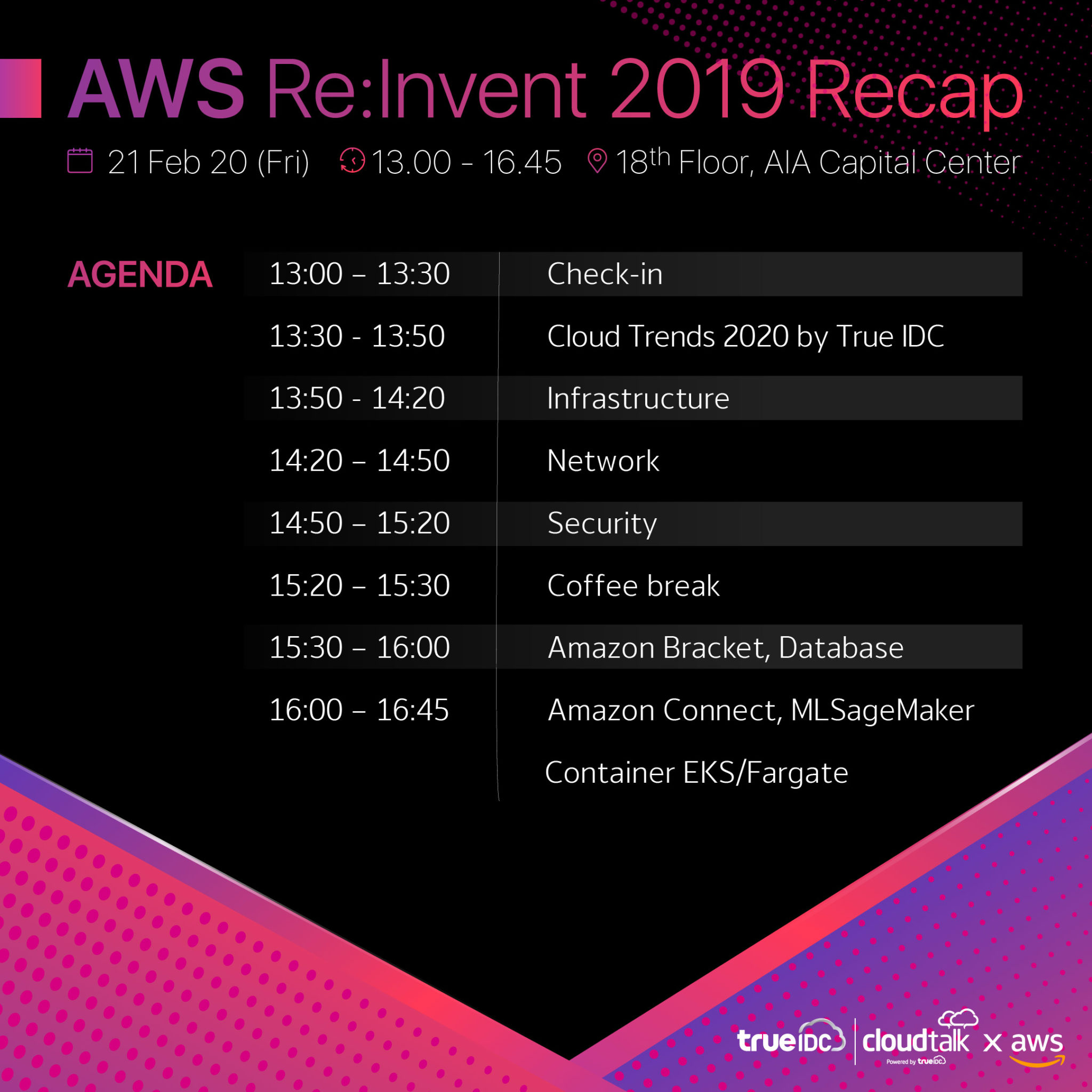 Cloudtalk X AWS re:Invent 2019 Recap ส่งตรงจาก AWS งานนี้พลาดไม่ได้! – TechTalkThai