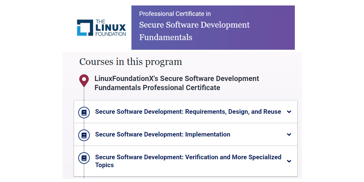 Open Source Security Foundation เปิดคอร์สสอนการพัฒนาซอฟต์แวร์อย่างมั่นคงปลอดภัยฟรีบน EDX ...