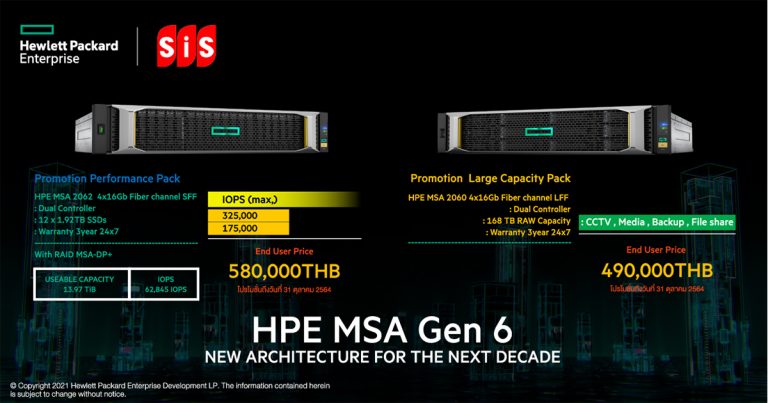 [Guest Post] HPE MSA Gen6 Storage Pack สุดคุ้ม – TechTalkThai
