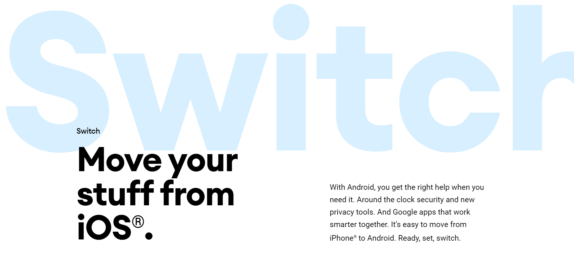 Google ส่งสัญญาณยั่วผู้ใช้ iOS ด้วยแอป Switch To Android – TechTalkThai