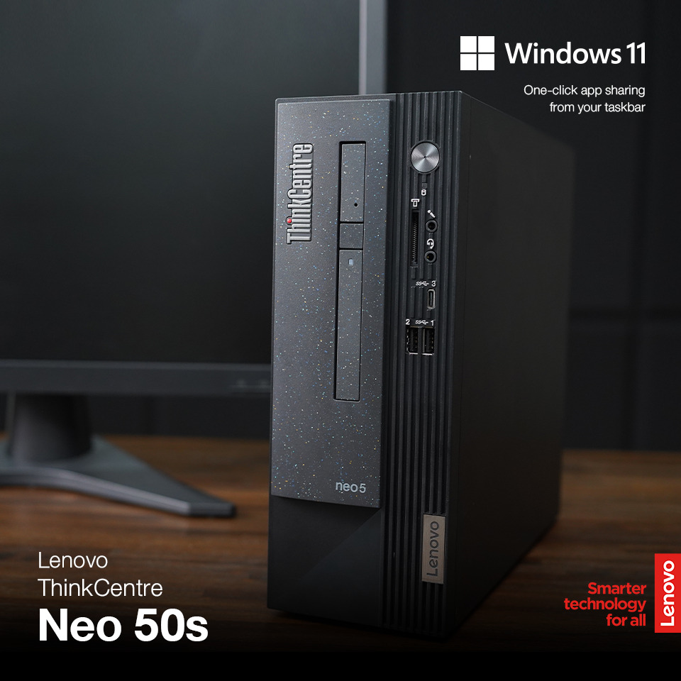 Lenovo ThinkCentre Neo 50s (Intel) SFF พีซีไซซ์เล็กกะทัดรัด แต่ทรงพลัง ...