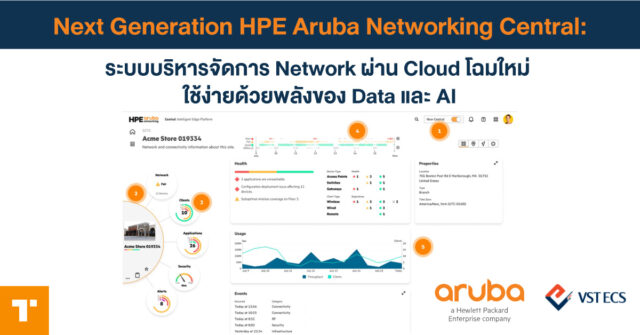 Next Generation HPE Aruba Networking Central: ระบบบริหารจัดการ Network ...