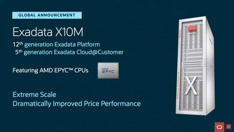 Oracle จับมือ AMD ออก Exadata X10M – Data Platform ที่เลือกได้ทั้ง On ...