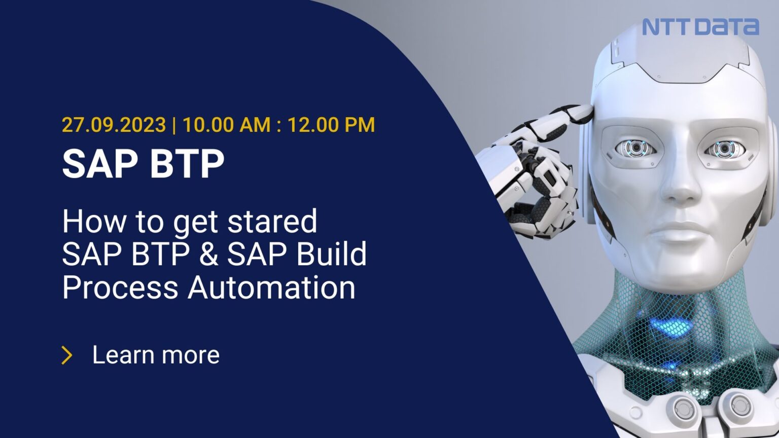 ขอเชิญร่วมงาน Webinar: How to get stared SAP BTP & SAP Build Process ...