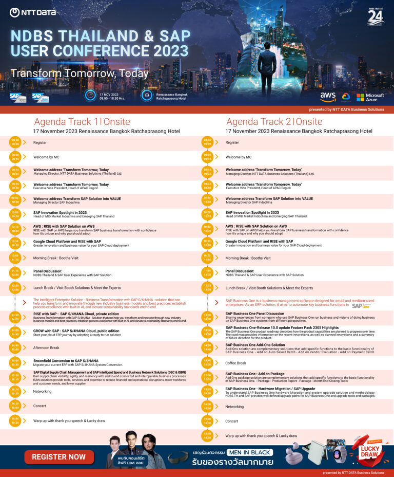 NDBS Thailand & SAP User Conference 2023 [Guest Post] – TechTalkThai