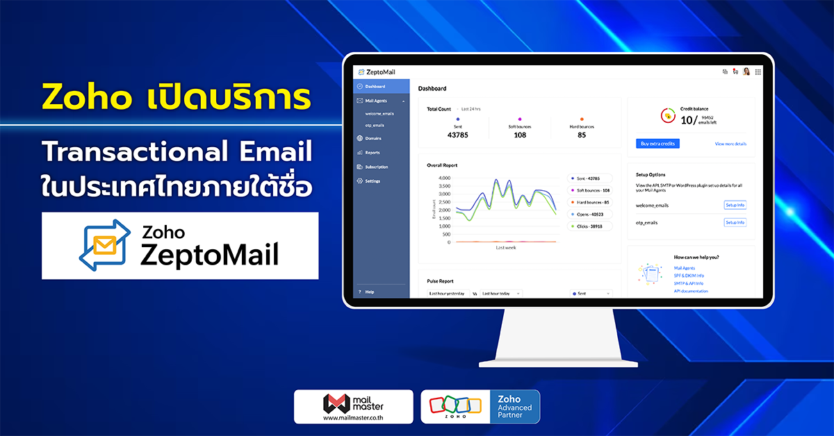 Zoho เปิดบริการ Transactional Email ในประเทศไทยภายใต้ชื่อ ‘ZeptoMail ...
