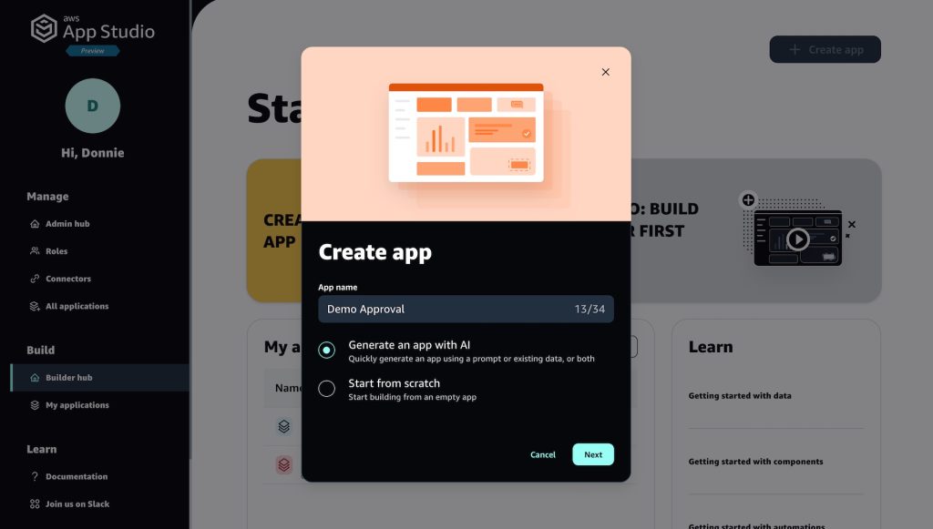 AWS เปิดตัว App Studio บริการช่วยสร้างแอปพลิเคชันสำหรับองค์กรด้วย AI – TechTalkThai