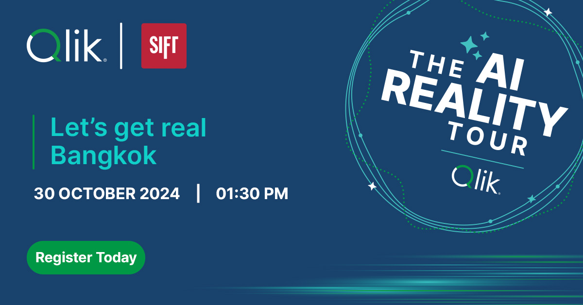 ขอเชิญเข้าร่วมงาน “AI Reality Tour Bangkok” โดย SIFT Analytics Group [30 ตุลาคม 2024 เวลา 13:30 ...