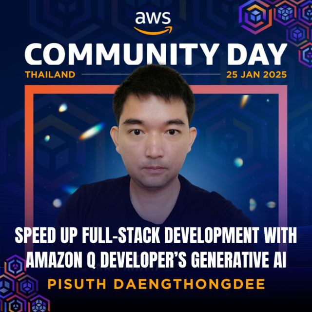 ขอเชิญเข้าร่วมงาน “AWS Community Day – Thailand 2025” [25 ม.ค.2025 9:00 – 17:00 น. ณ C asean ...