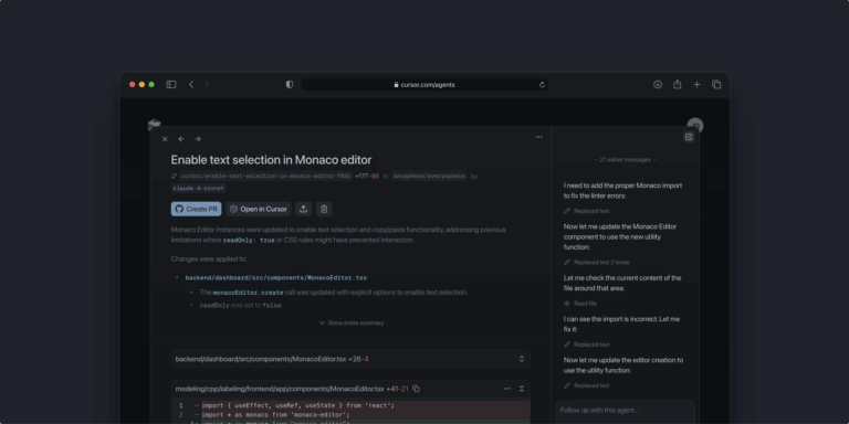 Cursor เปิดตัว AI Coding Agents บน Web และ Mobile Browser – TechTalkThai